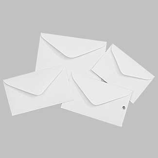 80 Small White Envelopes - Floral Supply Syndicate - Floral Gift Basket ...