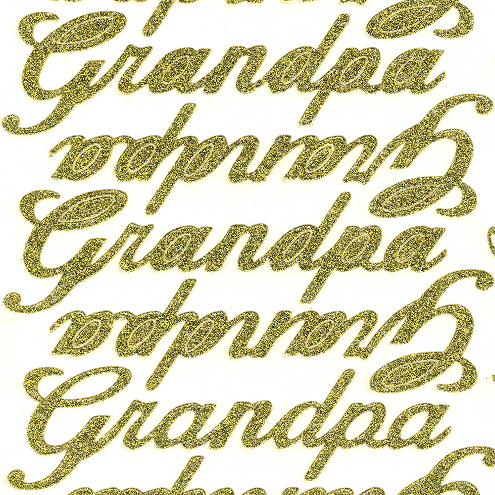 The Word Grandma In Bubble Letters