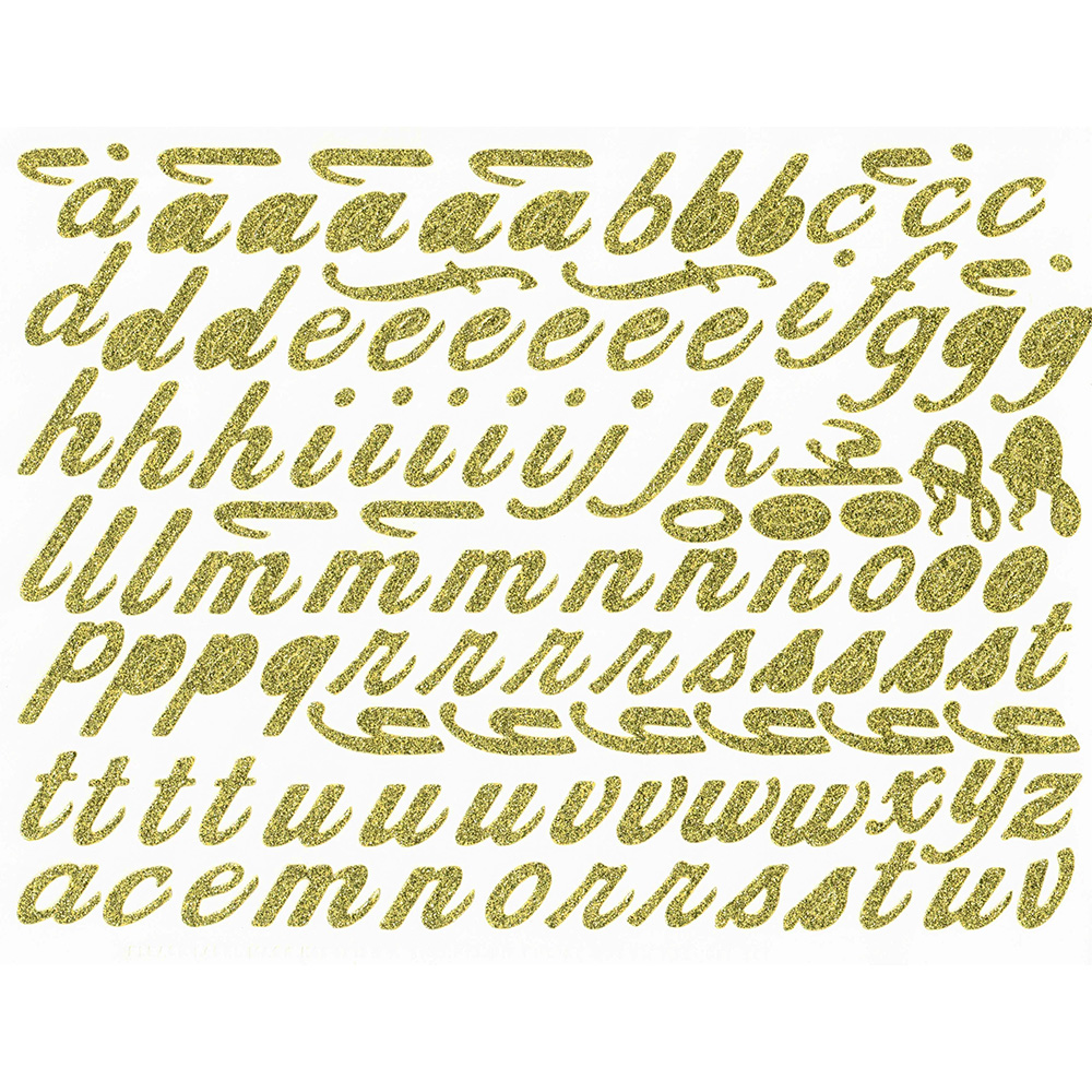 Gold Adhesive Script - Floral Supply Syndicate - Floral Gift Basket and ...