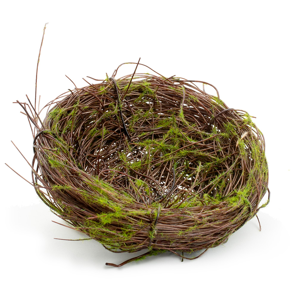 5" Plastic Bird Nest - Floral Supply Syndicate - Floral Gift Basket and ...