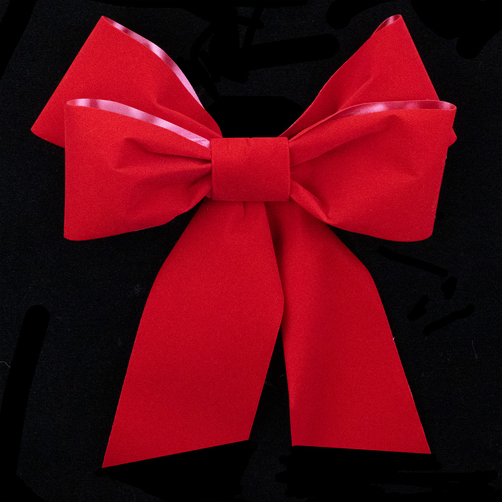 4" Bright Red Velvet Ribbon - Floral Supply Syndicate - Floral Gift ...