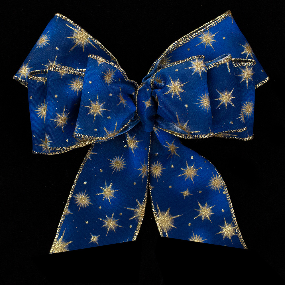 2 1/2" Wired Midnight Glow Ribbon - Floral Supply Syndicate - Floral ...