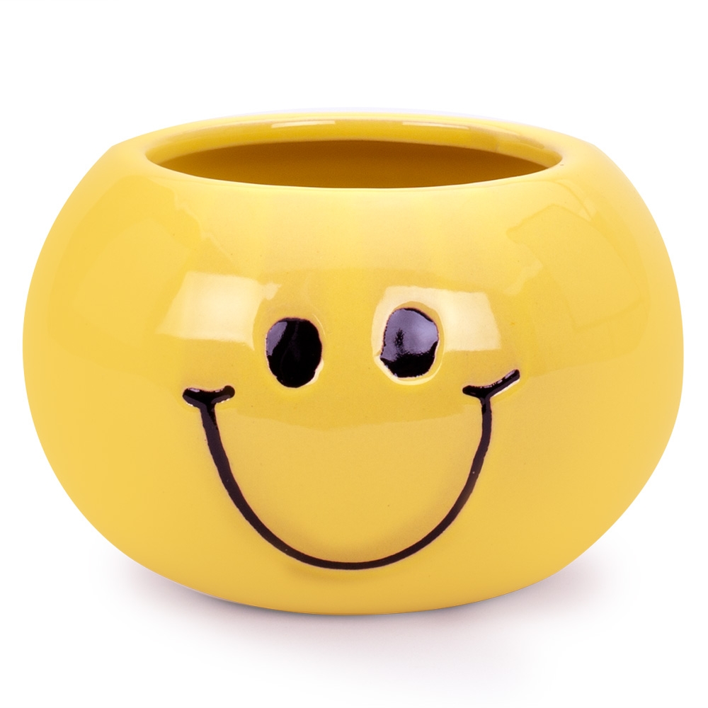 6" Smiley Face Vase - Floral Supply Syndicate - Floral Gift Basket and ...