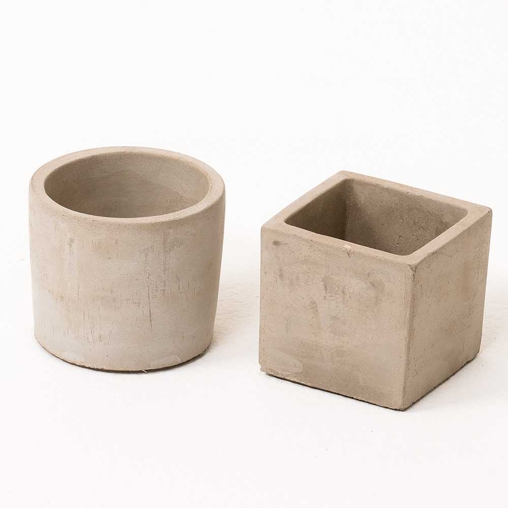 2.25" Square Cement Pot - Floral Supply Syndicate - Floral Gift Basket ...